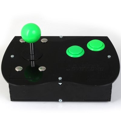 Deluxe Mini Monster Retro Gaming Joystick Kit - Jelly Green