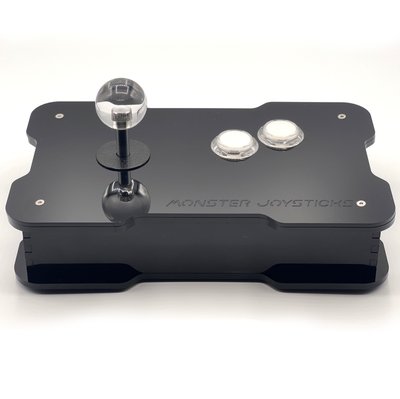 Super Deluxe 8/16bit Retro Joystick - Crystal Clear