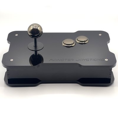 Super Deluxe 8/16bit Retro Joystick - Gunmetal Grey